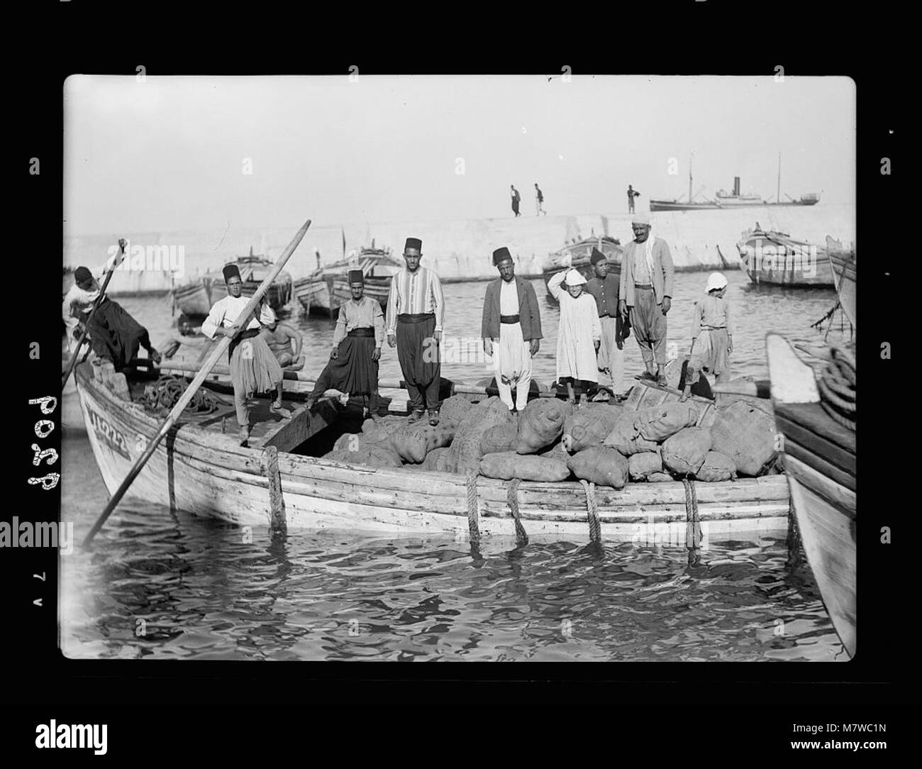 Old Landed Boat Black and White Stock Photos & Images - Alamy