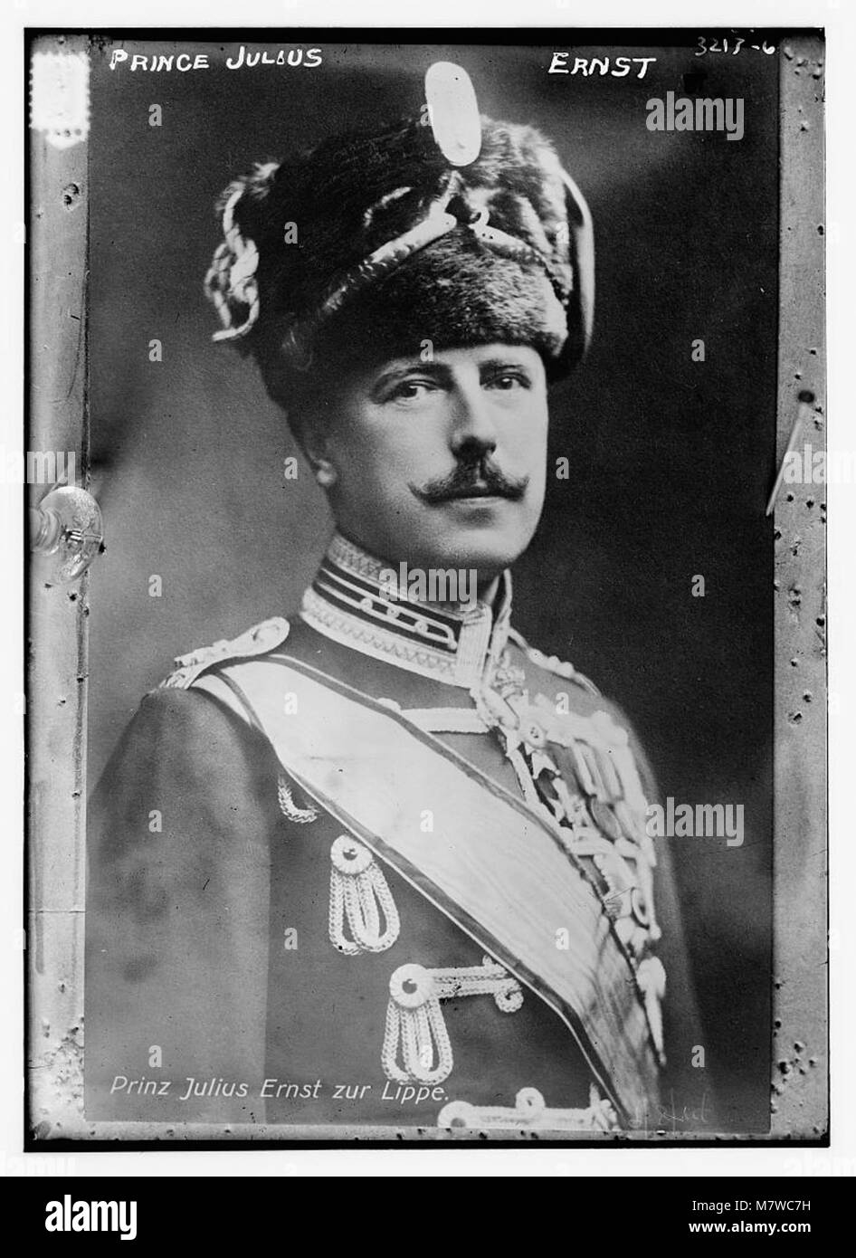 This image features Prince Julius Ernst, a member of European nobility ...