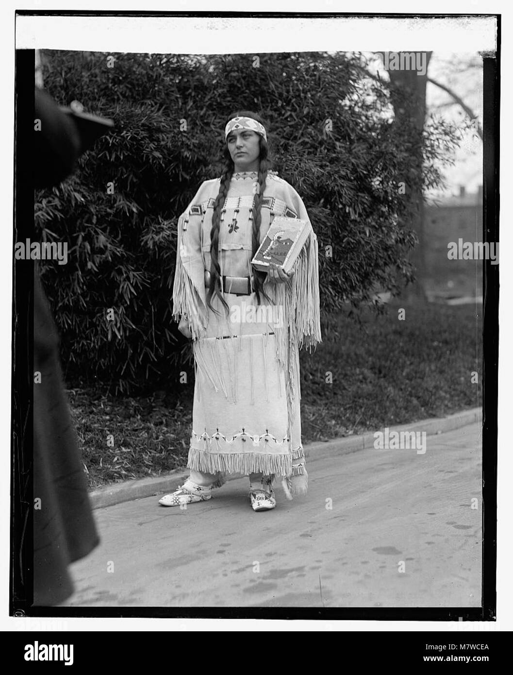 A photograph of Ruth Muskrat, taken on December 13, 1923, capturing her ...