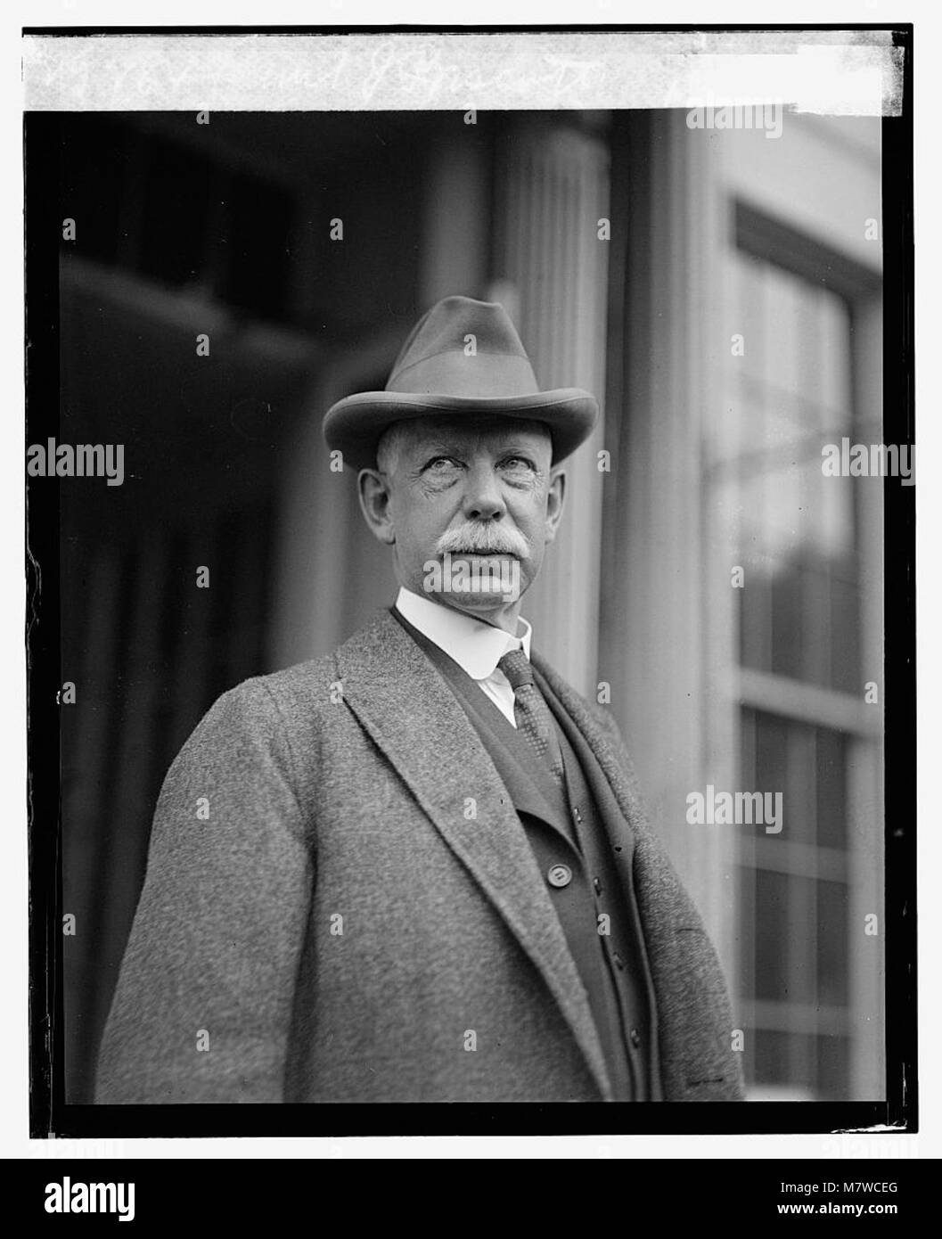 A portrait of Saml. J. Prescott taken on March 8, 1924. He was an ...