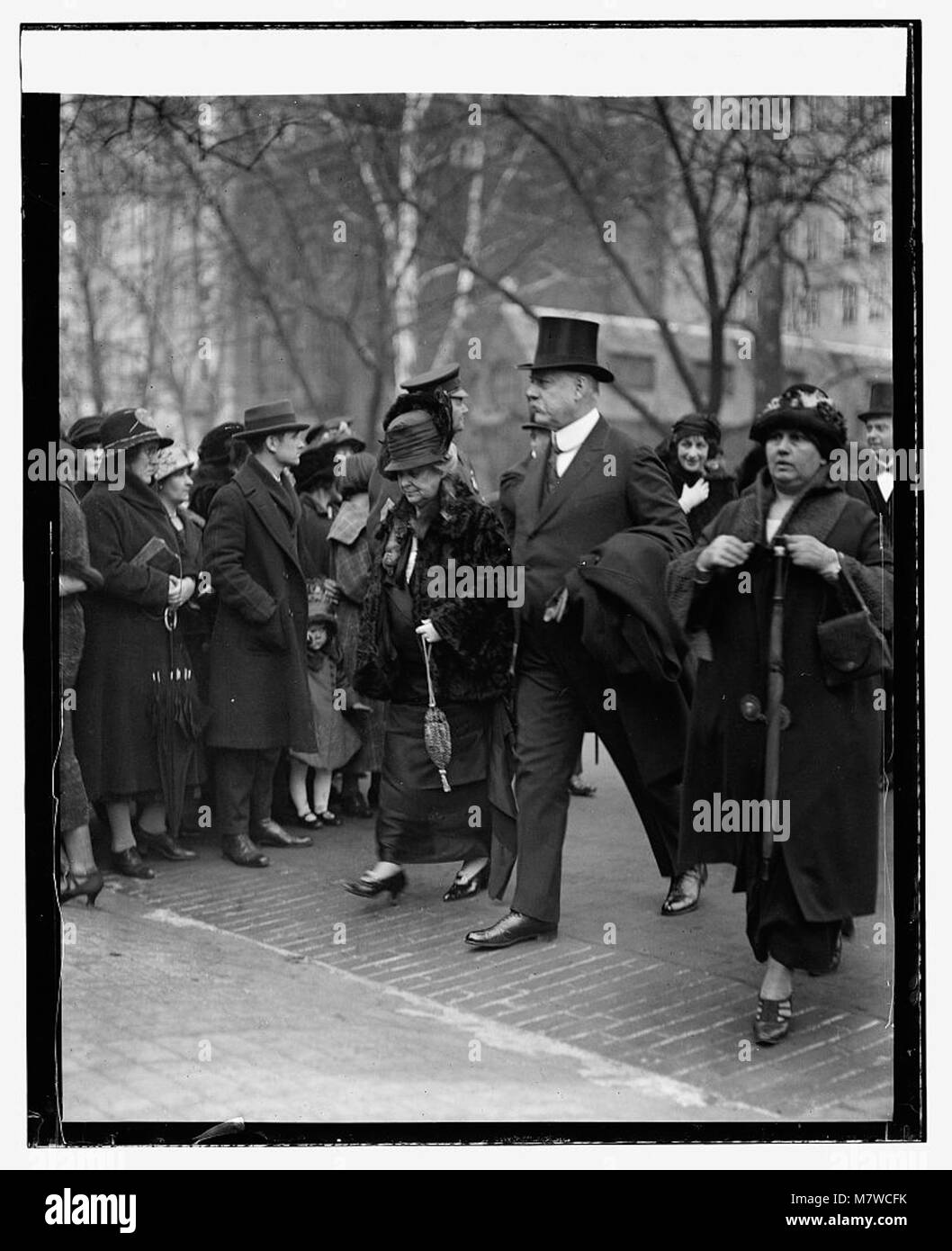 A photograph or event documenting Secty and Mrs. Weeks on March 1, 1924 ...