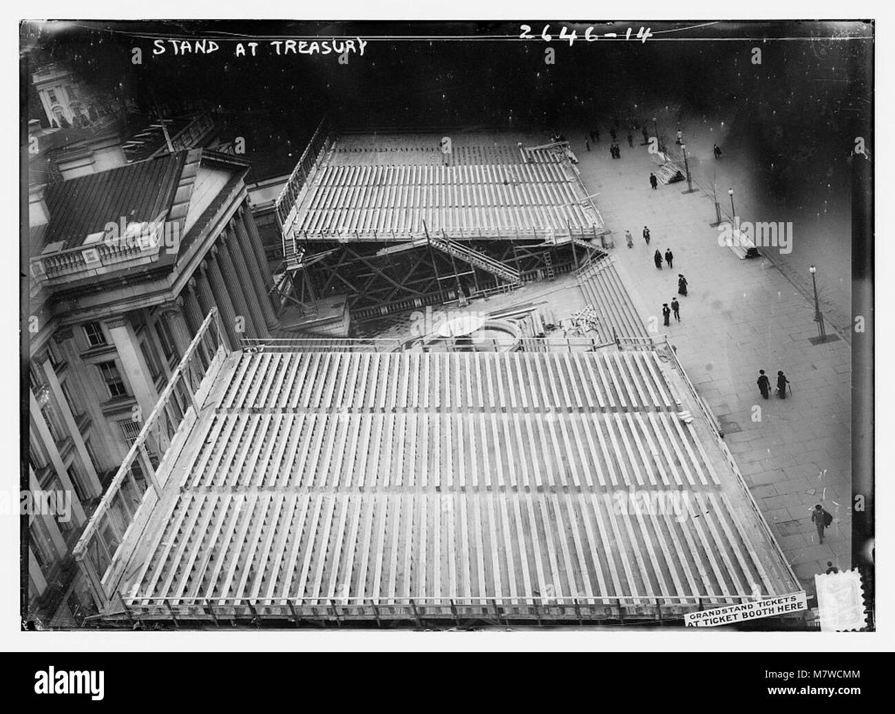 Photograph showing the Stand at Treasury, likely capturing a ...