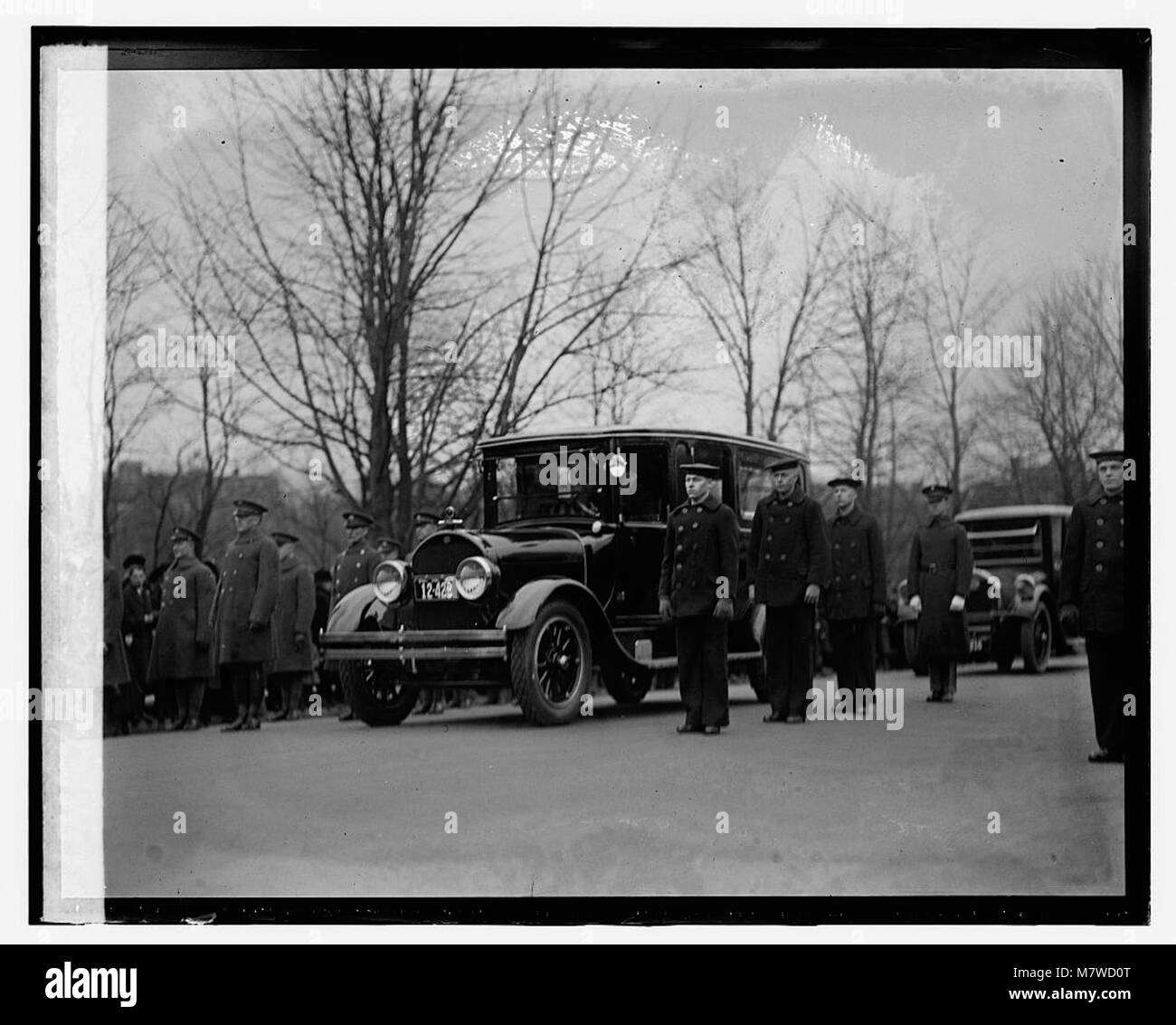 A photograph of the funeral procession for Wilson, held on February 6 ...