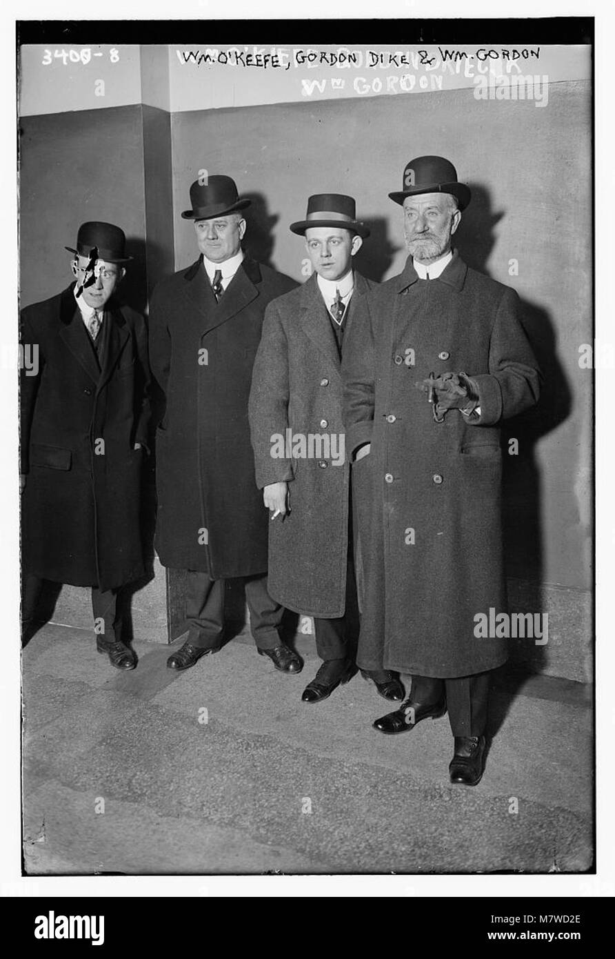 A portrait of William O'Keefe, Gordon Dike, and William Gordon ...