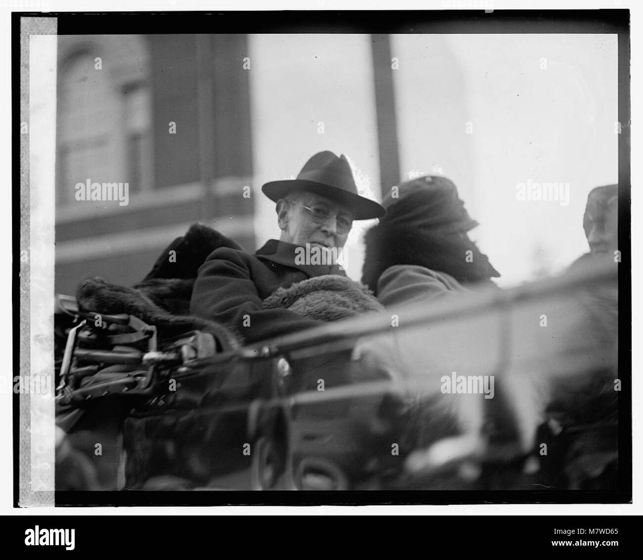 Woodrow Wilson LOC npcc.10178 Stock Photo - Alamy