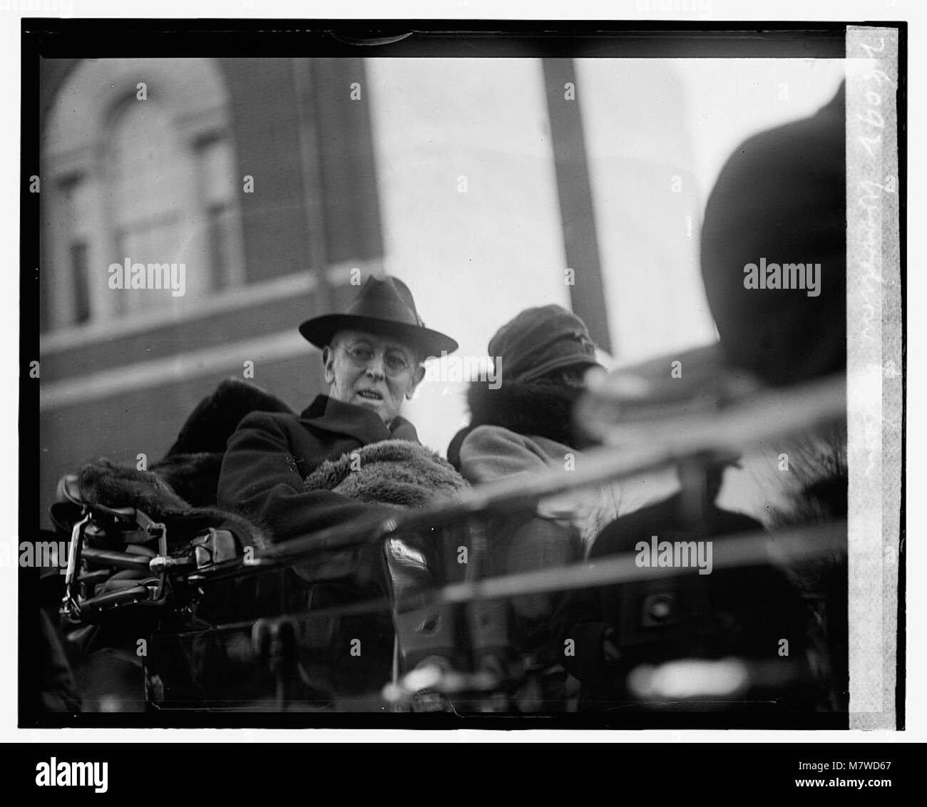 Woodrow Wilson LOC npcc.10181 Stock Photo - Alamy