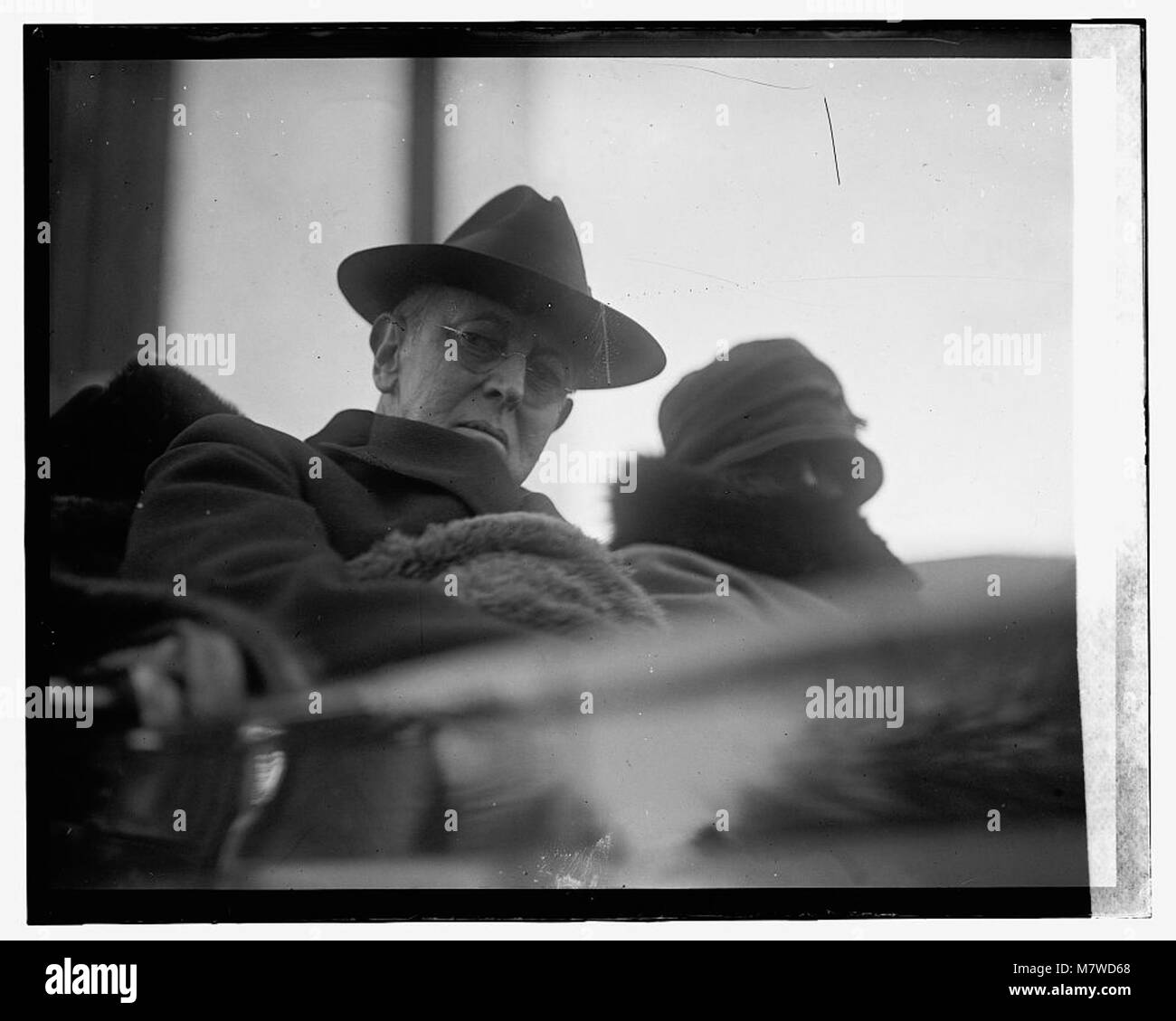 Woodrow Wilson LOC npcc.10182 Stock Photo - Alamy