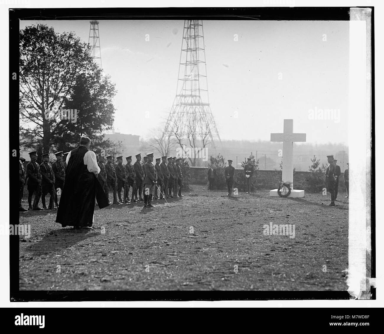 This photograph captures the dedication ceremony of the Argonne ...