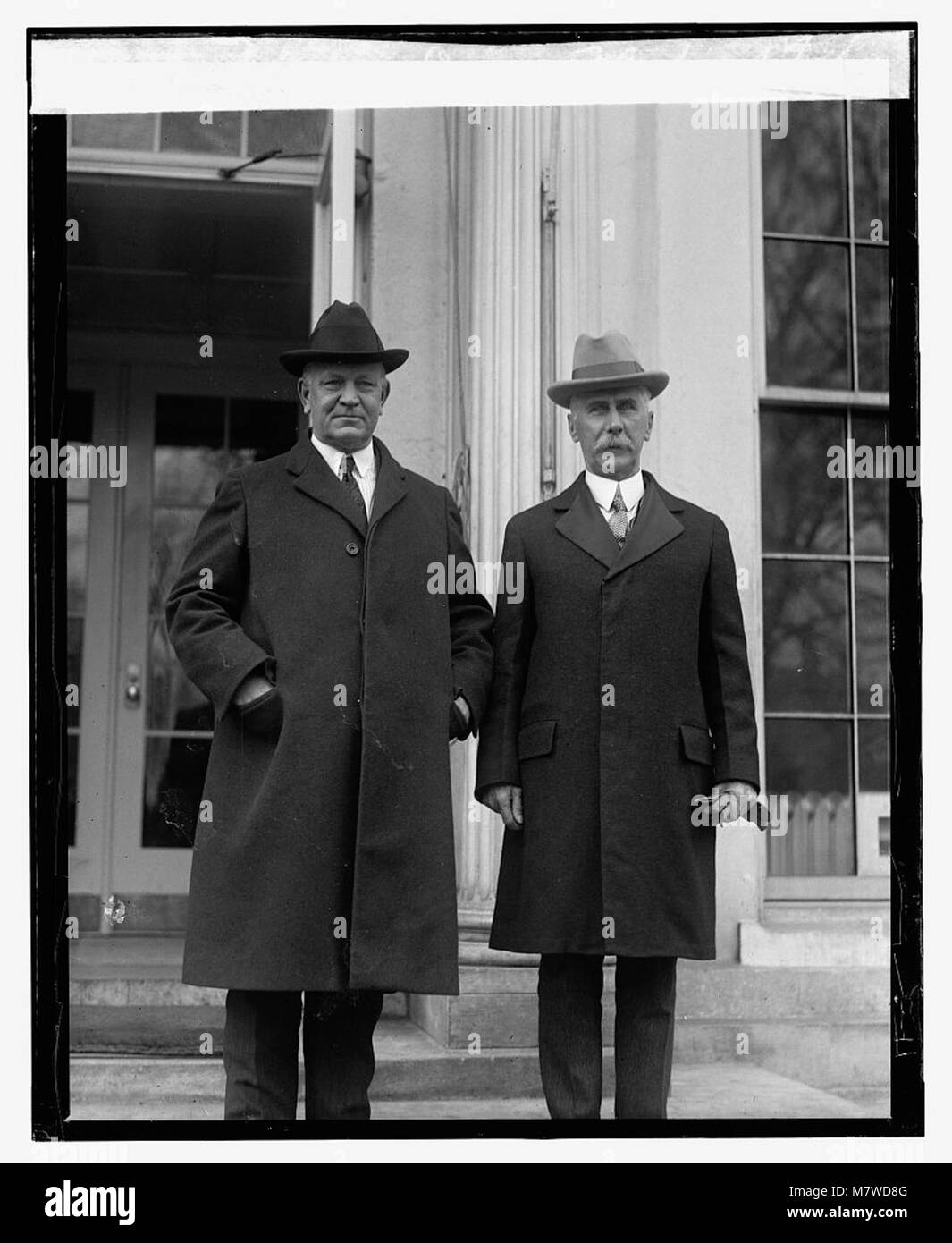 Photograph of Denby and Edwin A. Anderson from December 4, 1923. The ...
