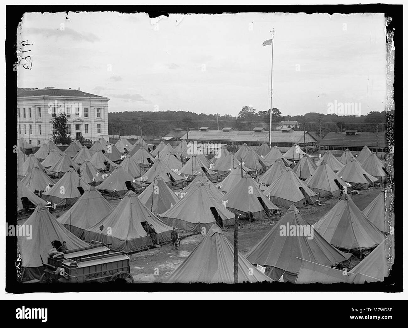 Various views of the American University Training Camp, showcasing ...