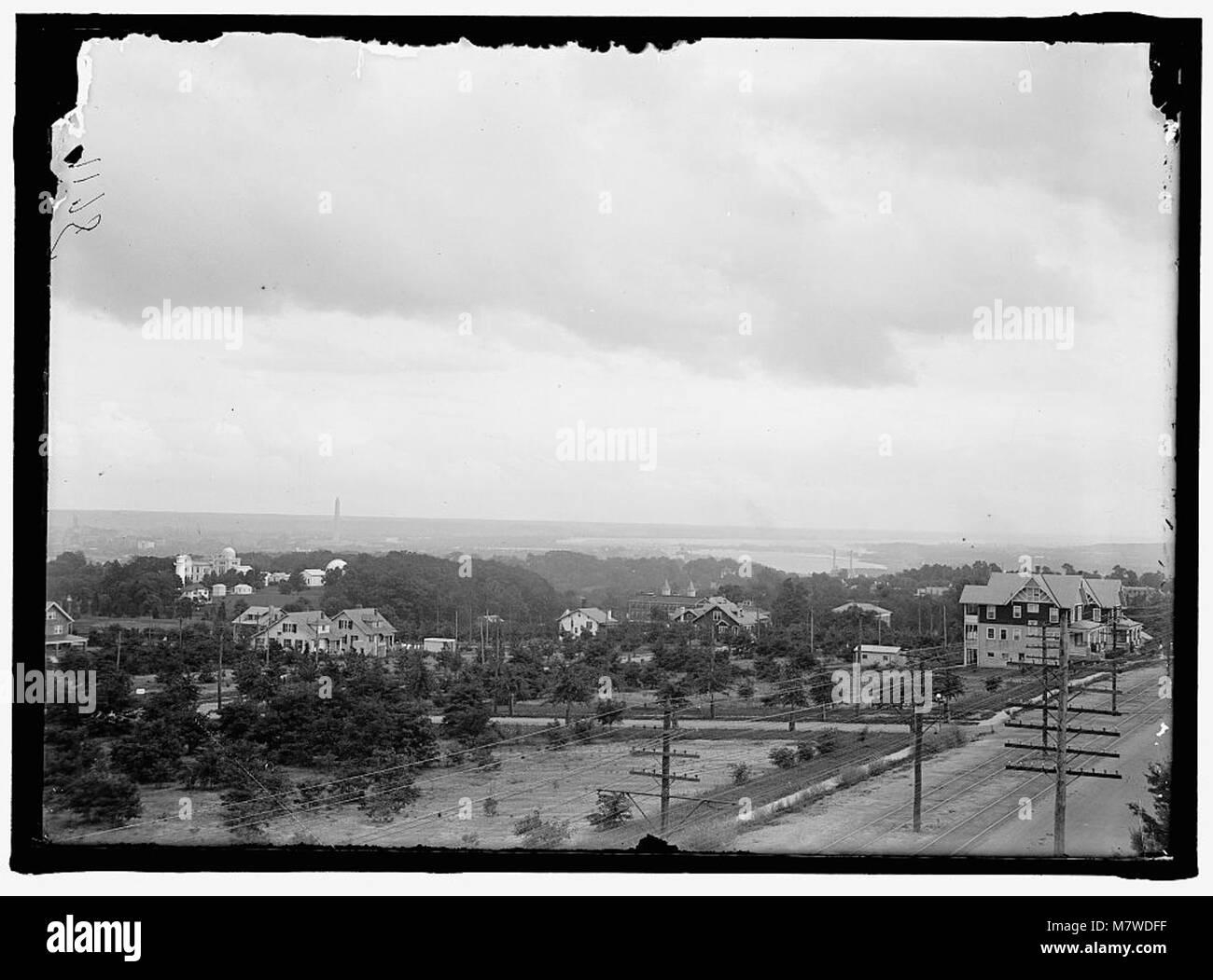 Aerial view of American University in Washington, DC, showcasing the ...