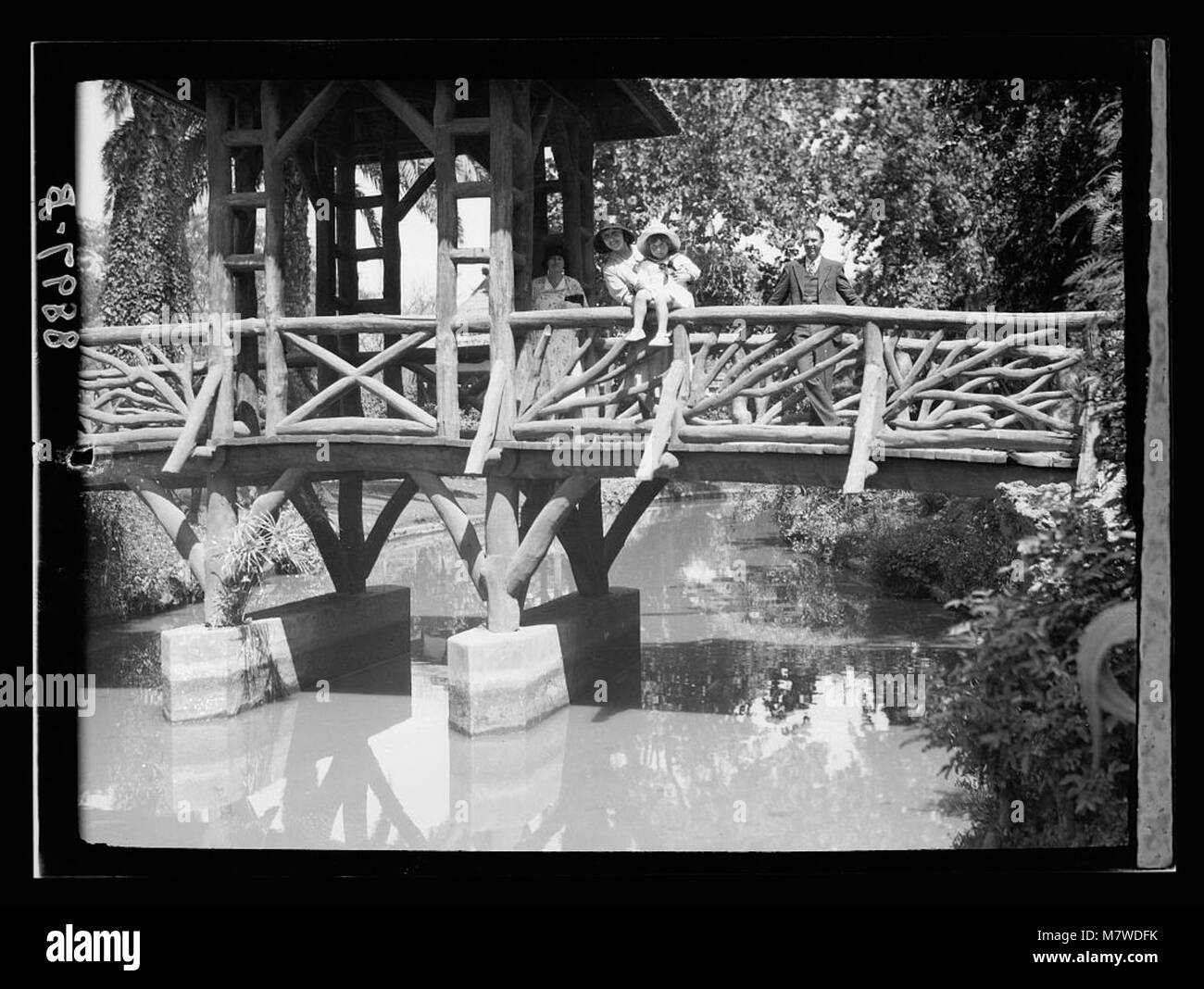 Egypt. Cairo. Zoological Gardens. Scenic bridge LOC matpc.17935 Stock ...