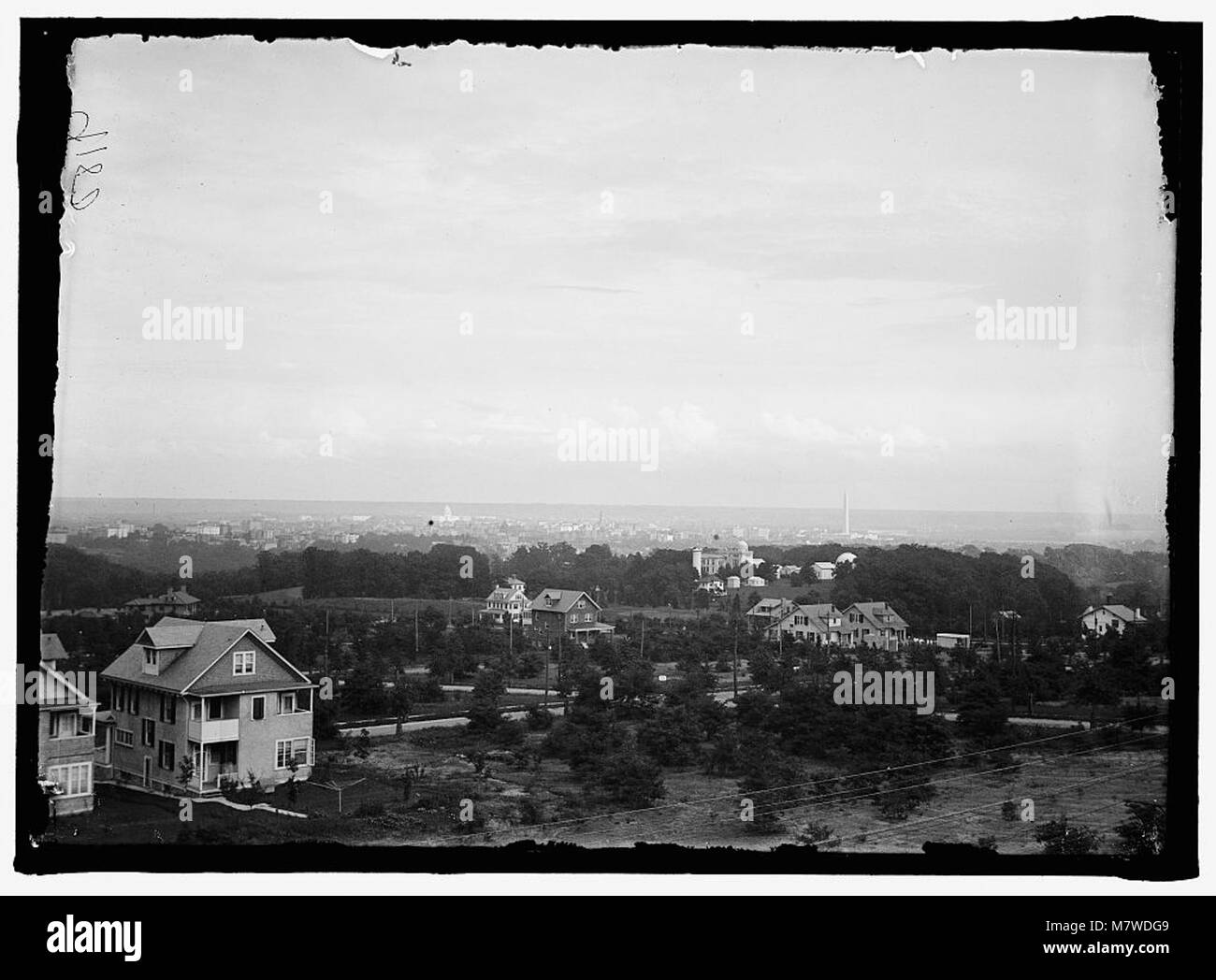 Aerial views of the American University campus in Washington, D.C ...
