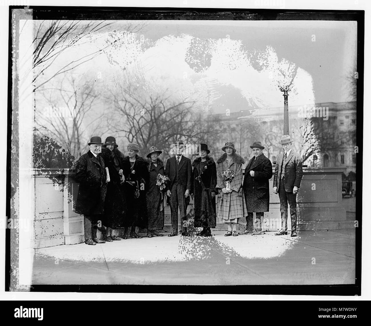 This image features Frank Sites and his group on December 3, 1923. The ...