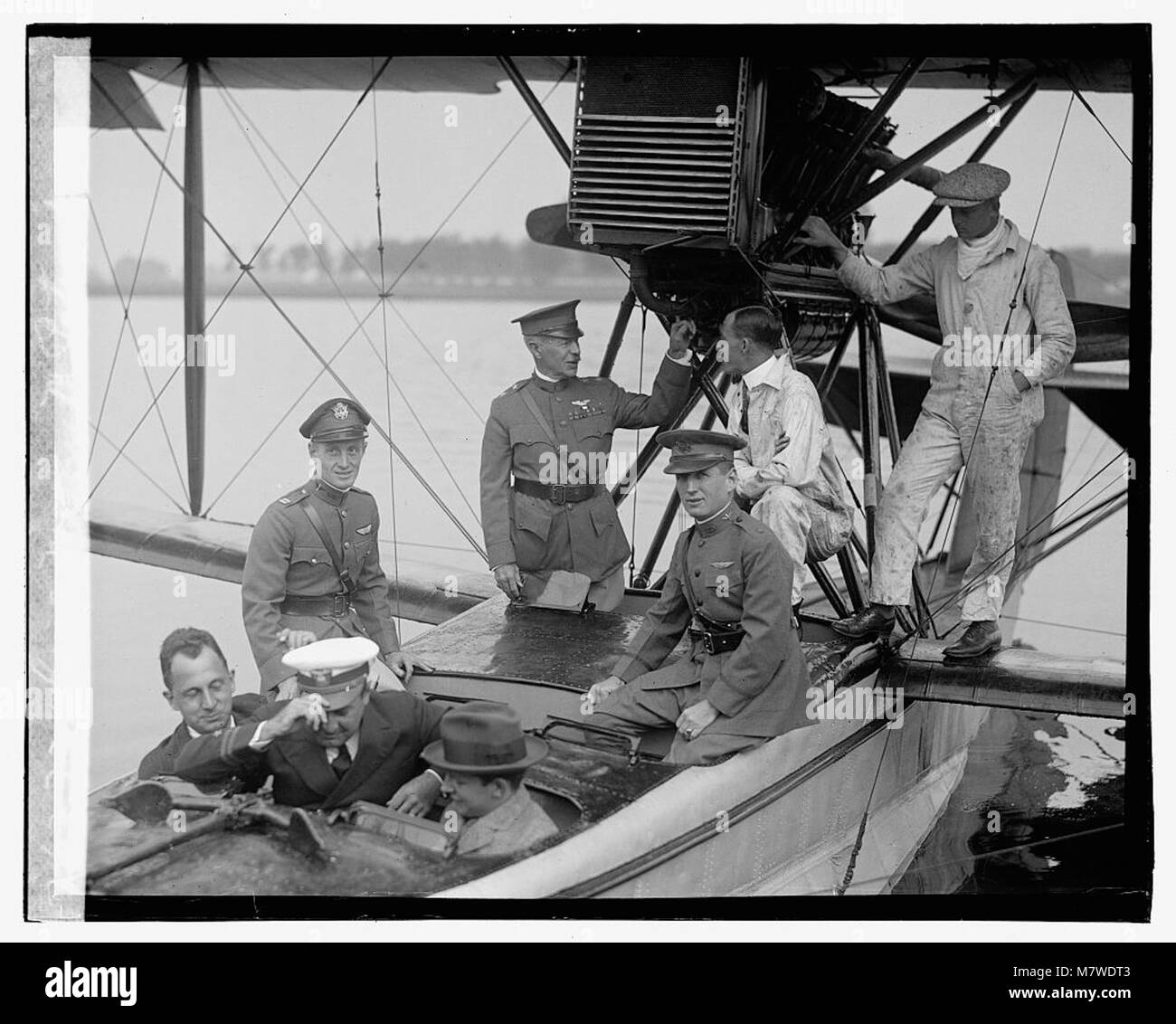 A photograph of General Mason M. Patrick, U.S. Army officer, captured ...