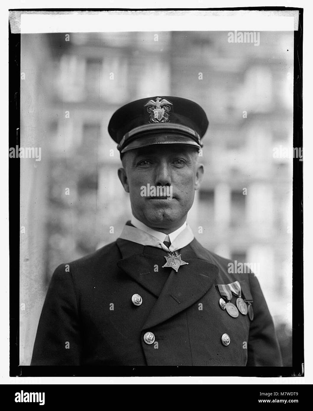 A photograph of George Bradley, Chief Gunner, captured on October 4 ...