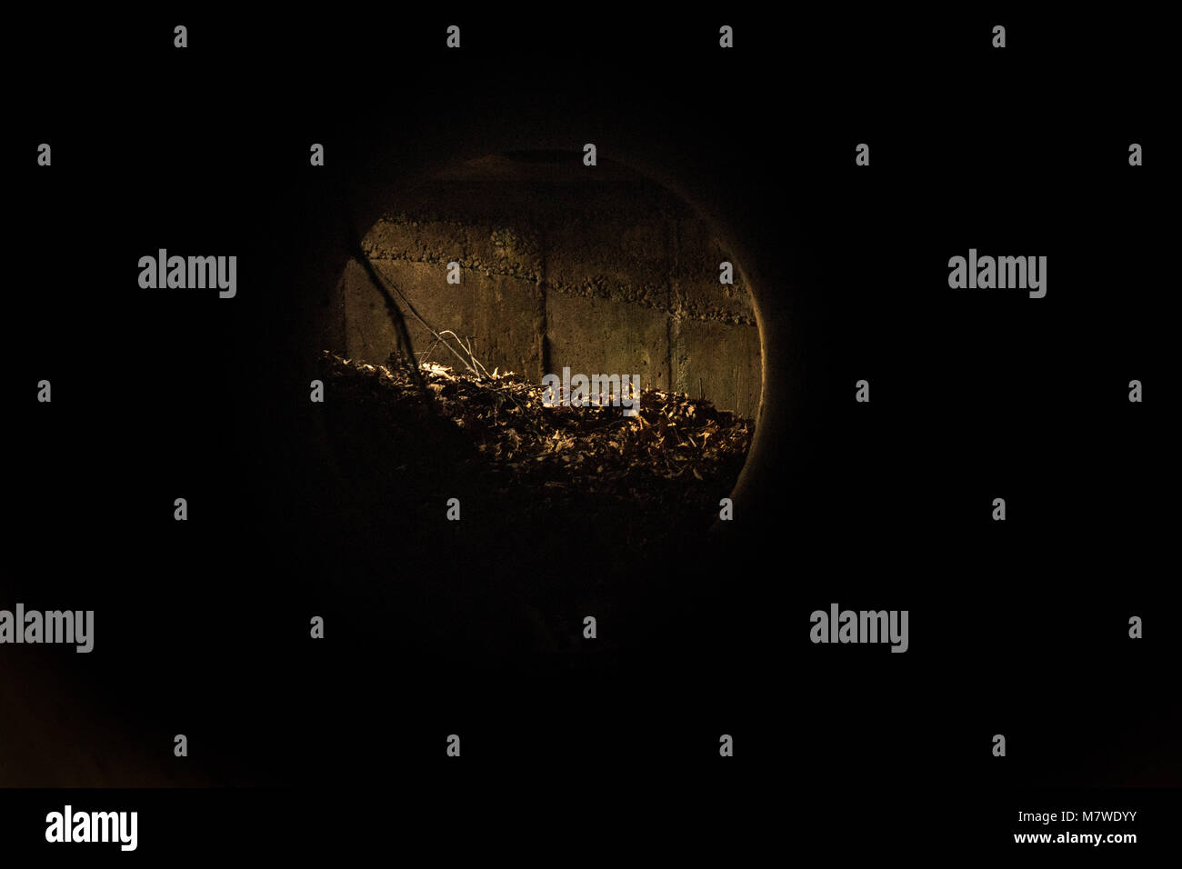 Light in the sewers scene Stock Photo - Alamy