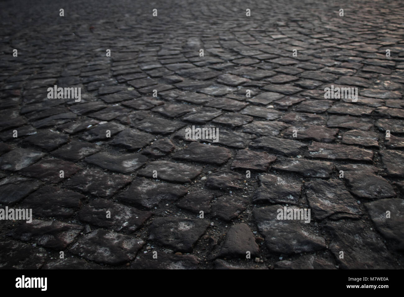 Pattern cubic stones road background Stock Photo - Alamy