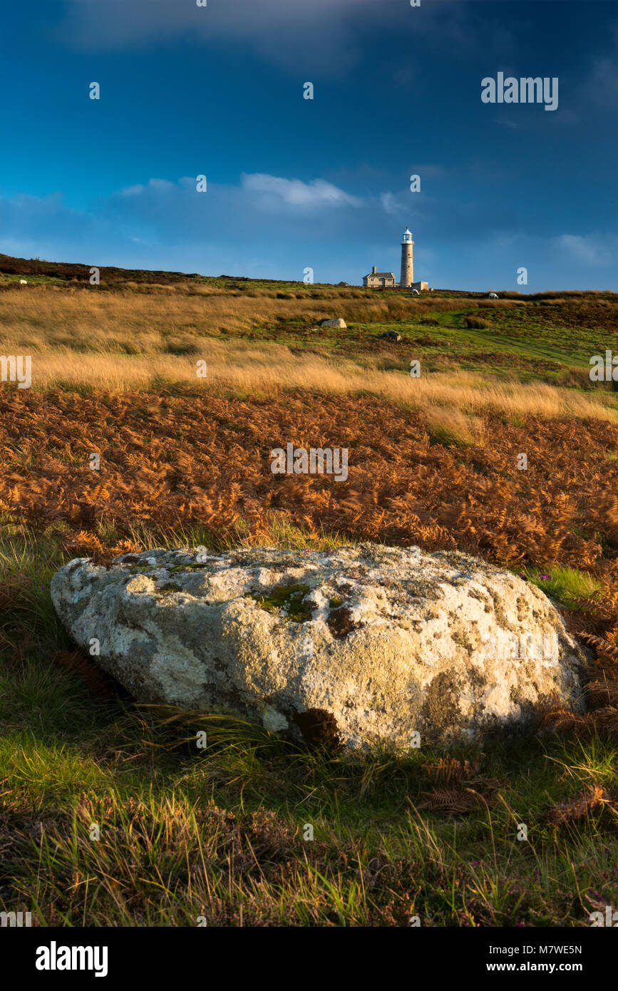 Old Light, Lundy Island, Devon Stock Photo - Alamy
