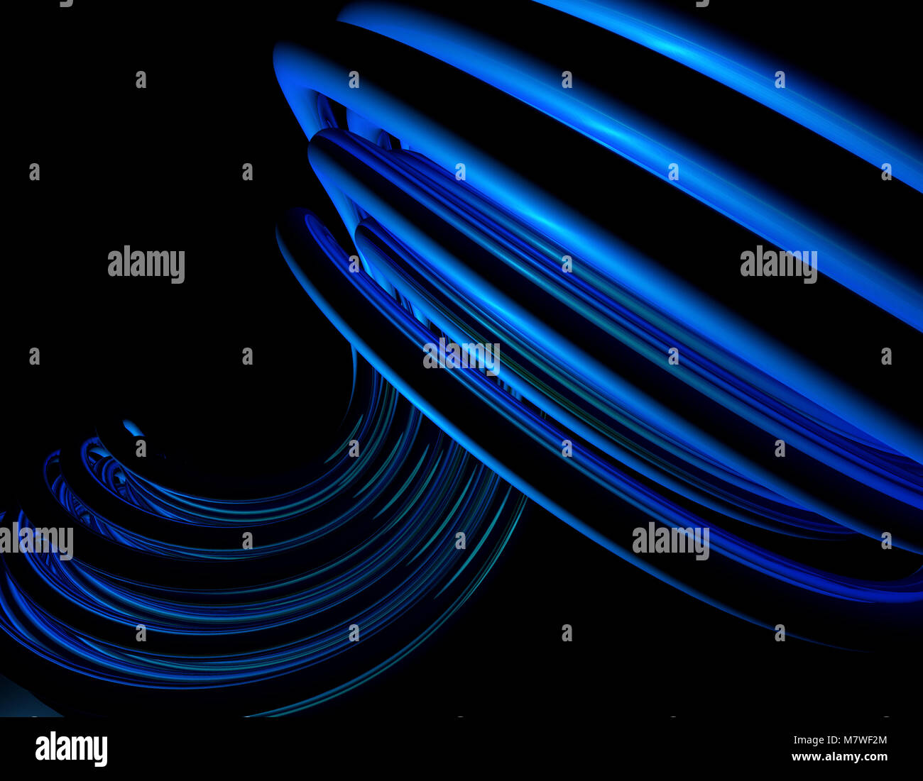Technology Network Data Transmission, Spiral Pipeline Stock Photo - Alamy