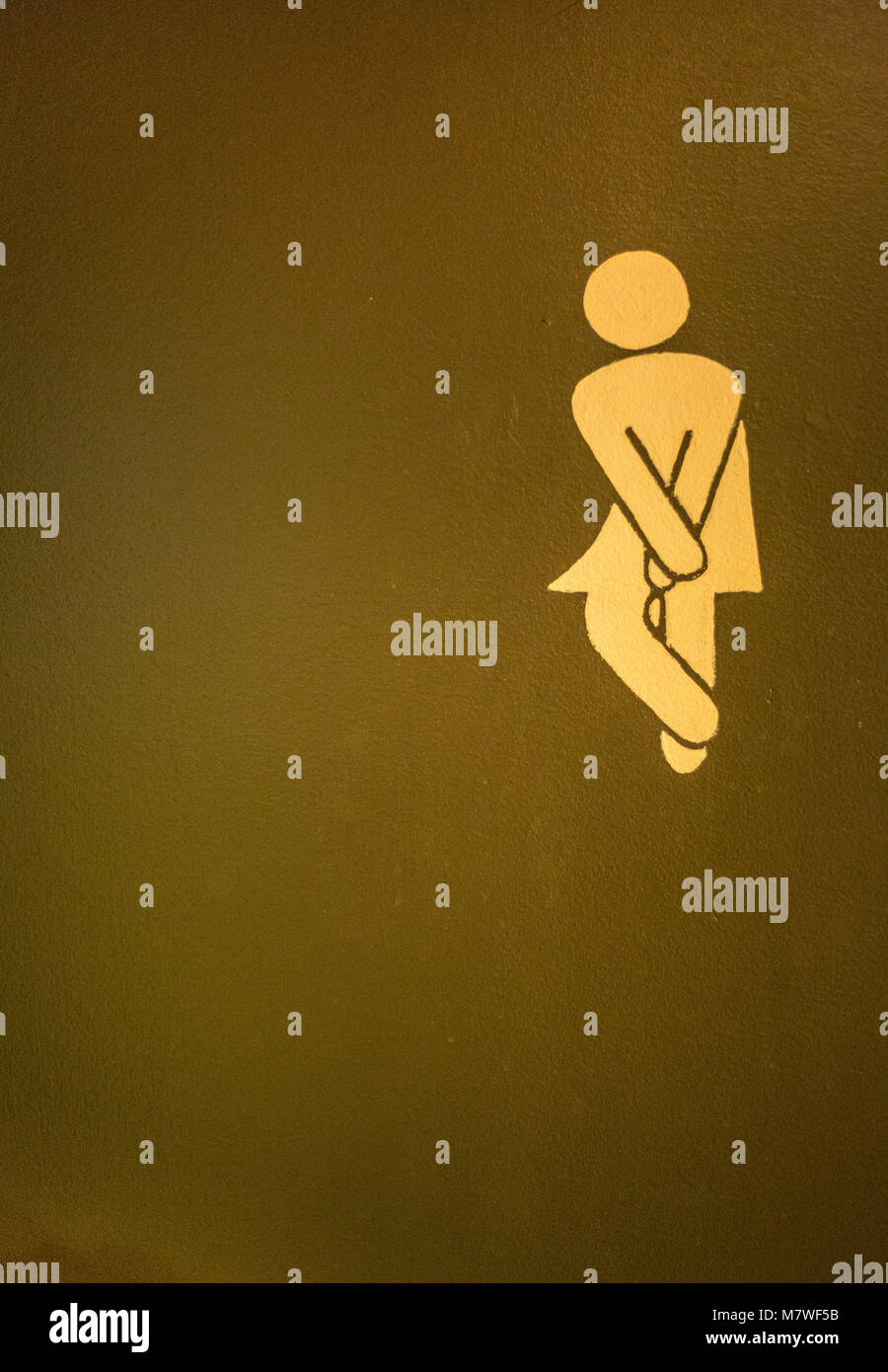 Quebec, Canada. Restroom Sign for Women Stock Photo - Alamy