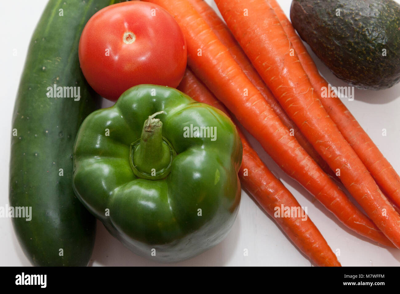 beautiful fresh produce vegetables ready to eat Stock Photo - Alamy