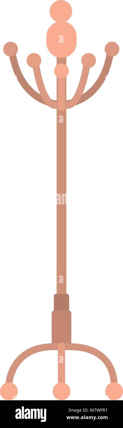 wooden coat rack icon Stock Vector Image & Art - Alamy