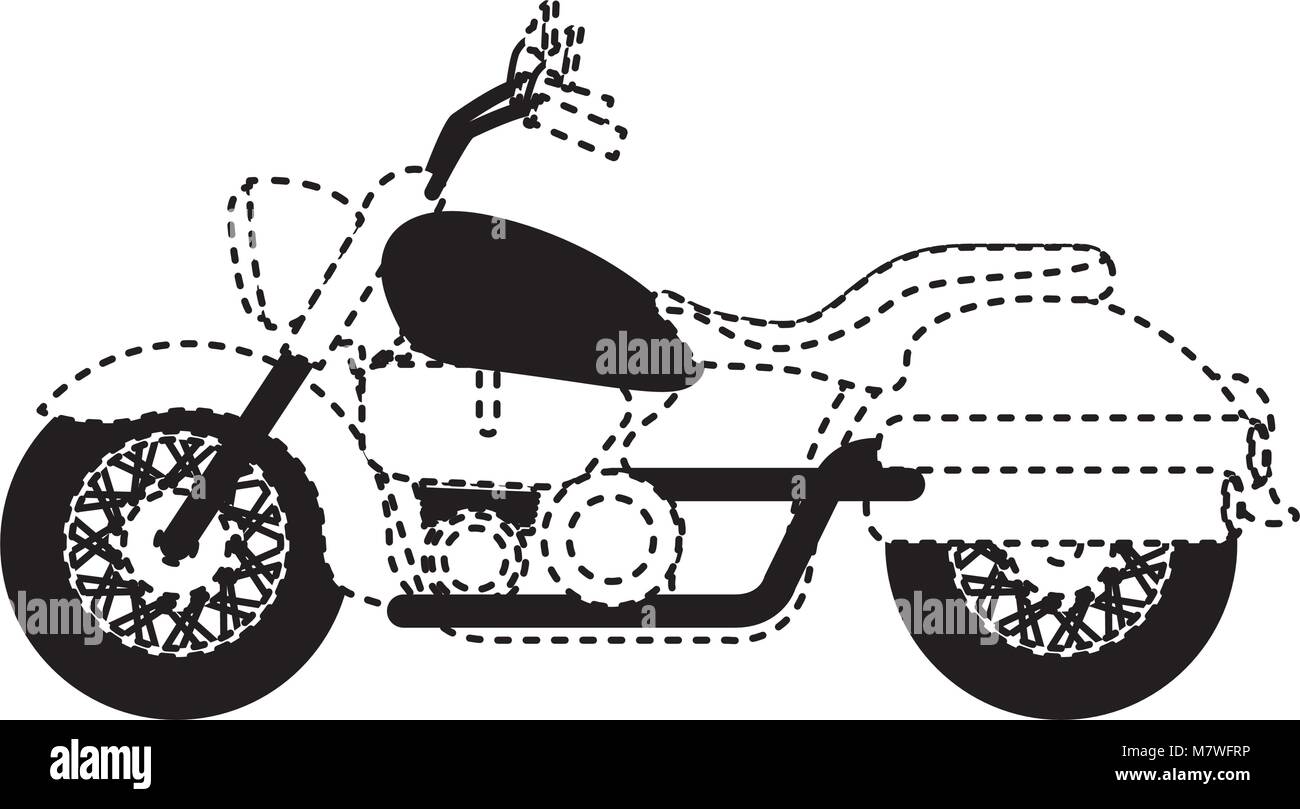 retro motorcycle classic icon Stock Vector Image & Art - Alamy