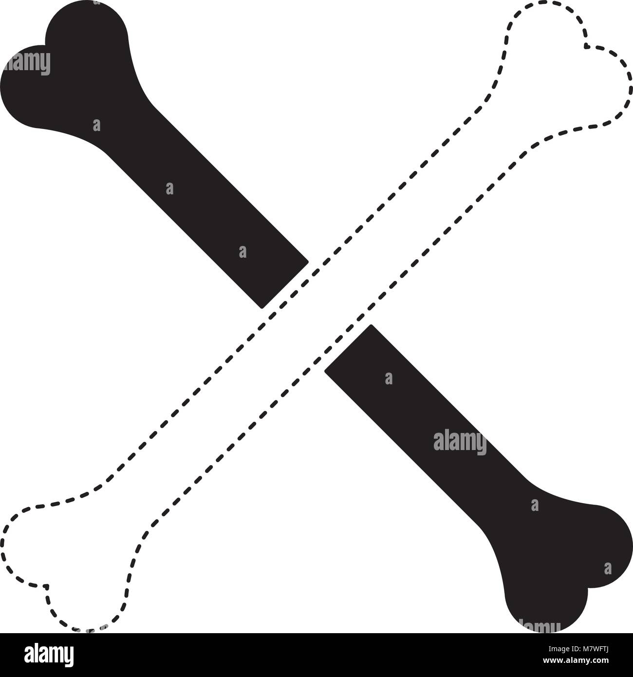 Two crossed bones hi-res stock photography and images - Alamy