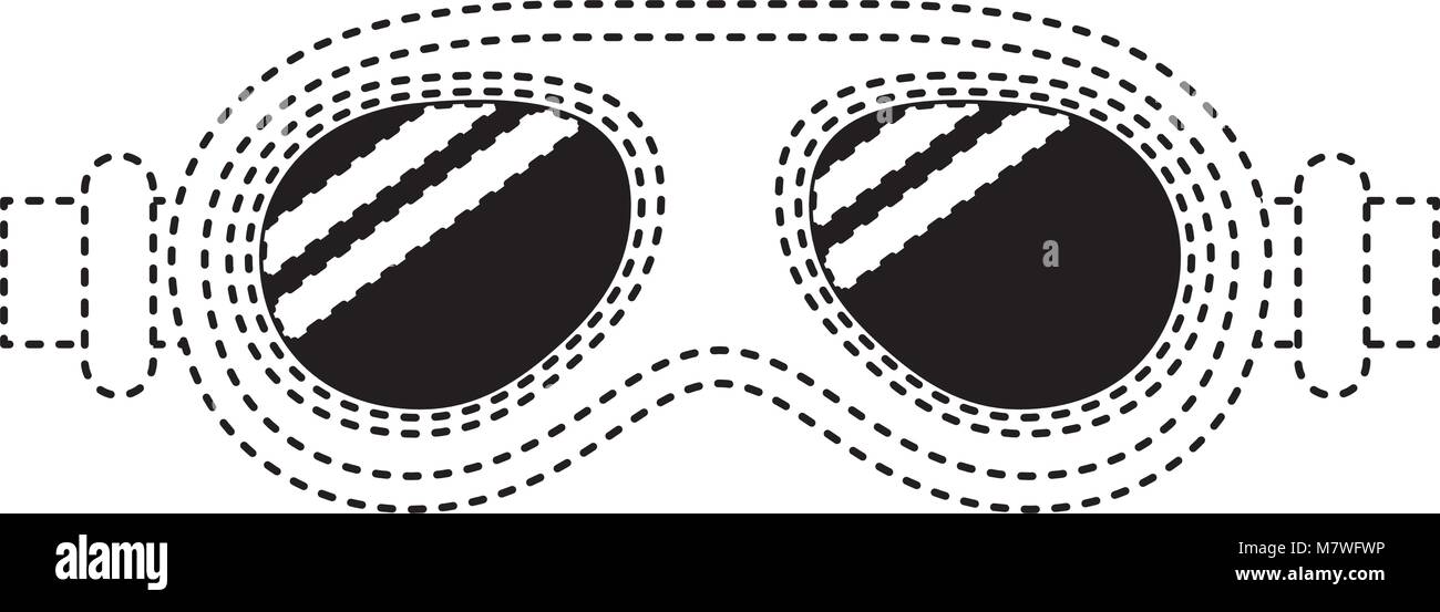 motorcyclist glasses equipment icon Stock Vector Image & Art - Alamy