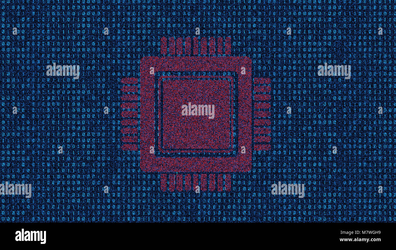 Technology Digital Network Communication, Binary Code, Information ...