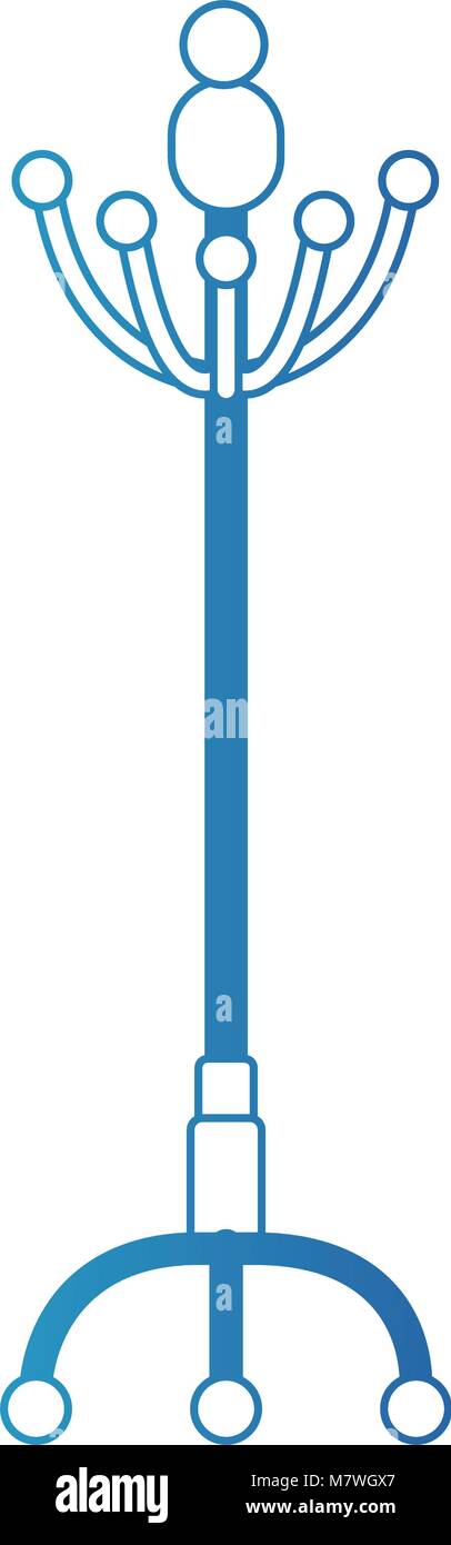 wooden coat rack icon Stock Vector Image & Art - Alamy