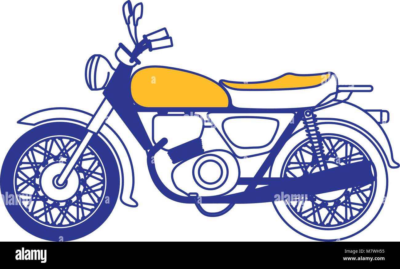 retro motorcycle classic icon Stock Vector Image & Art - Alamy