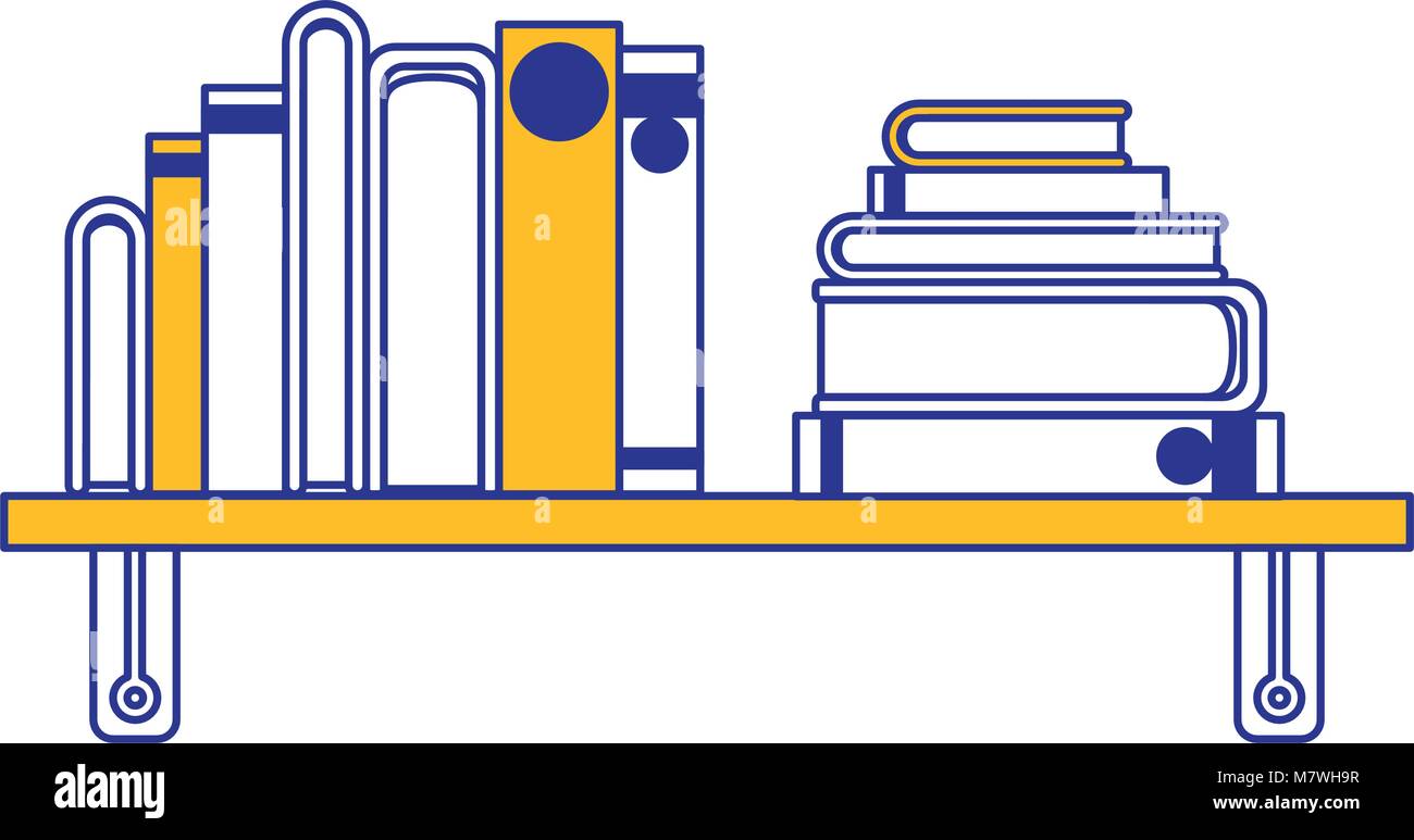 College education textbooks stacked Stock Vector Images - Alamy