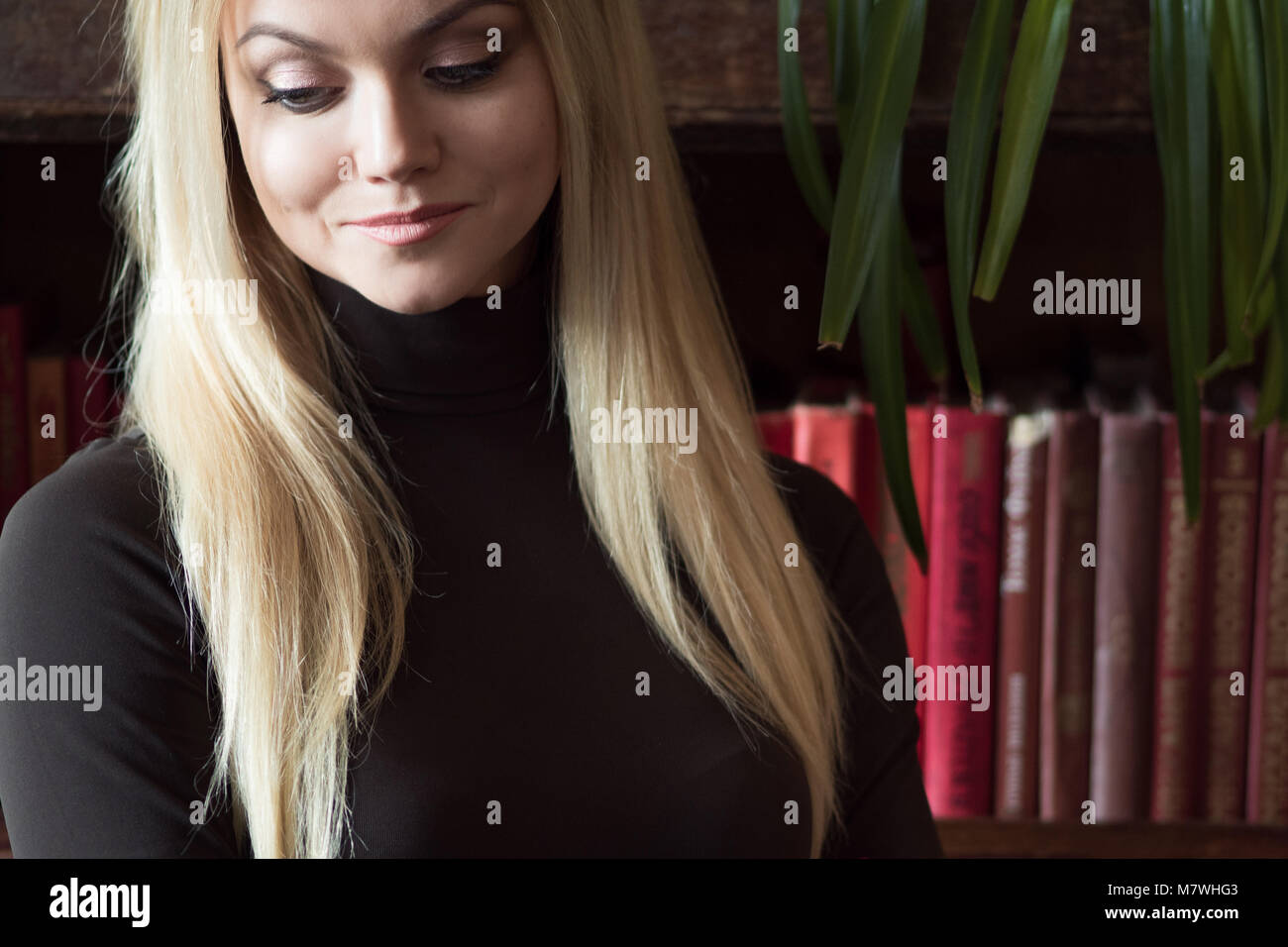 Young woman student of the University. Young woman student in the ...