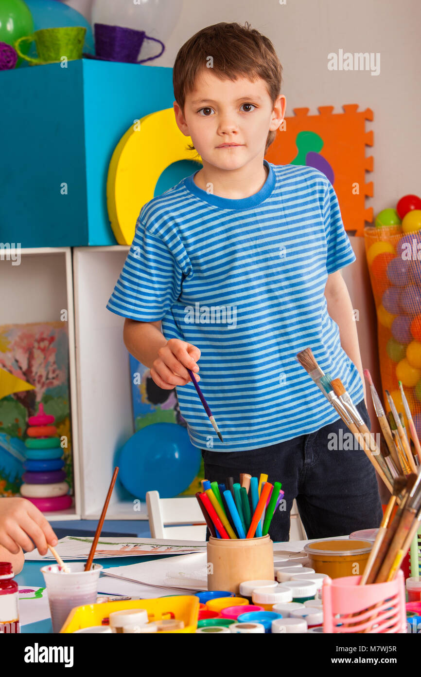 Preschool classroom paintings hi-res stock photography and images - Alamy