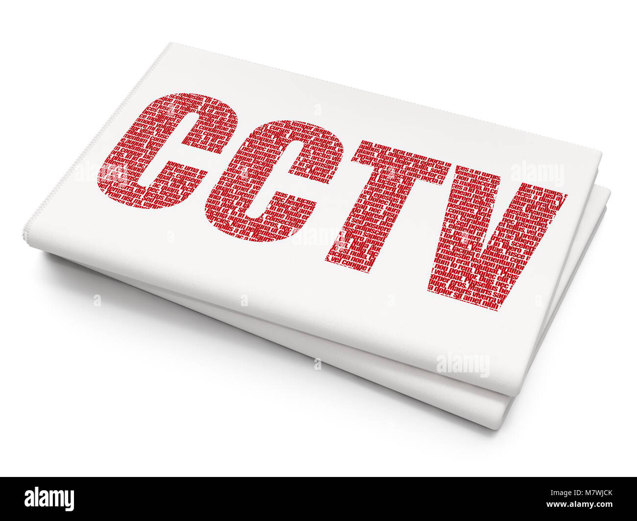 Security concept: CCTV on Blank Newspaper background Stock Photo - Alamy