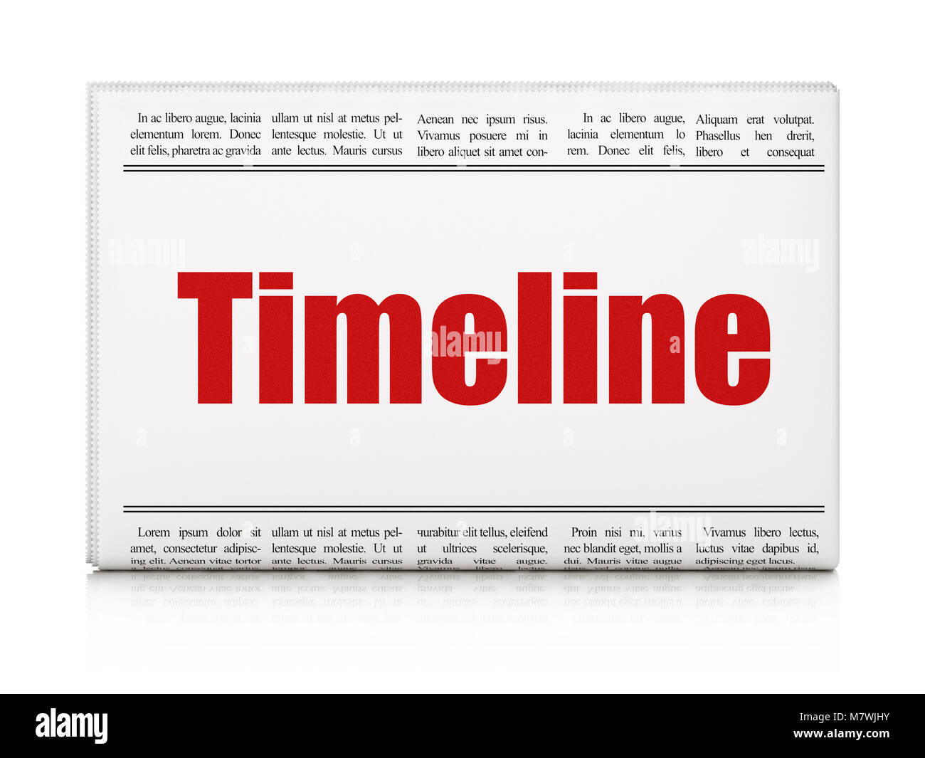 News timeline Cut Out Stock Images & Pictures - Alamy