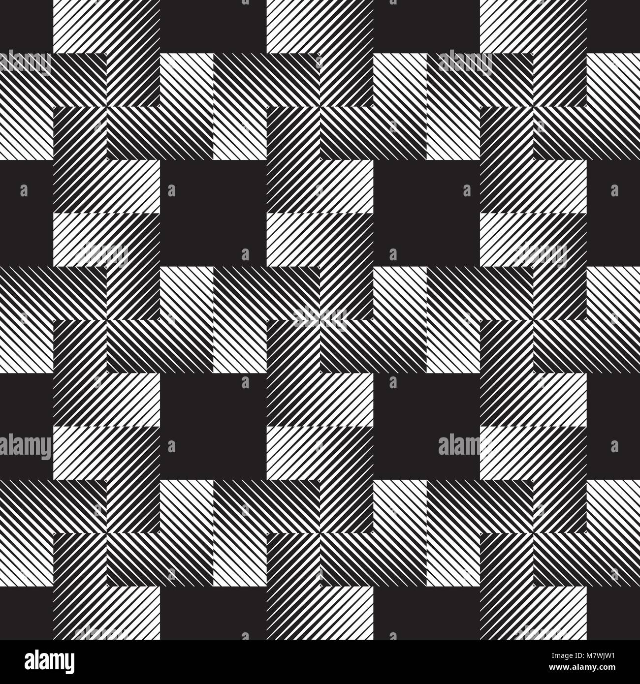 Universal repeating abstract shape in black and white Stock Vector ...