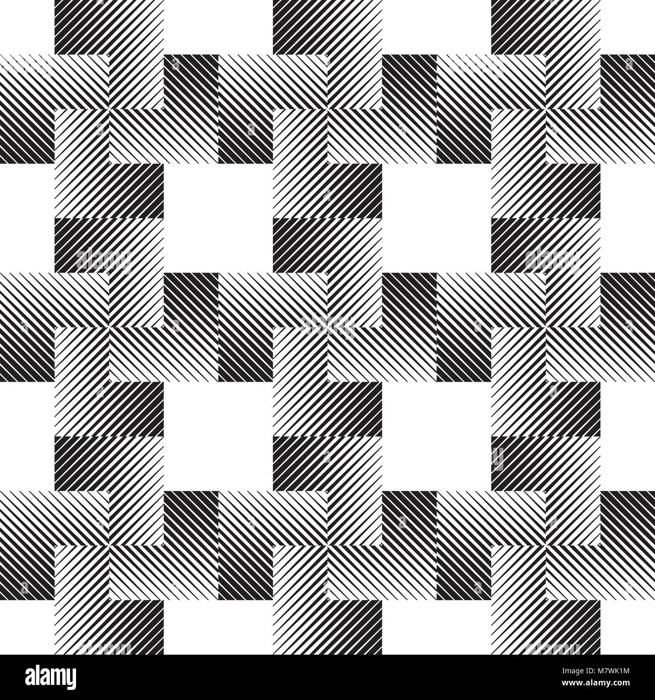 Universal repeating abstract shape in black and white Stock Vector ...