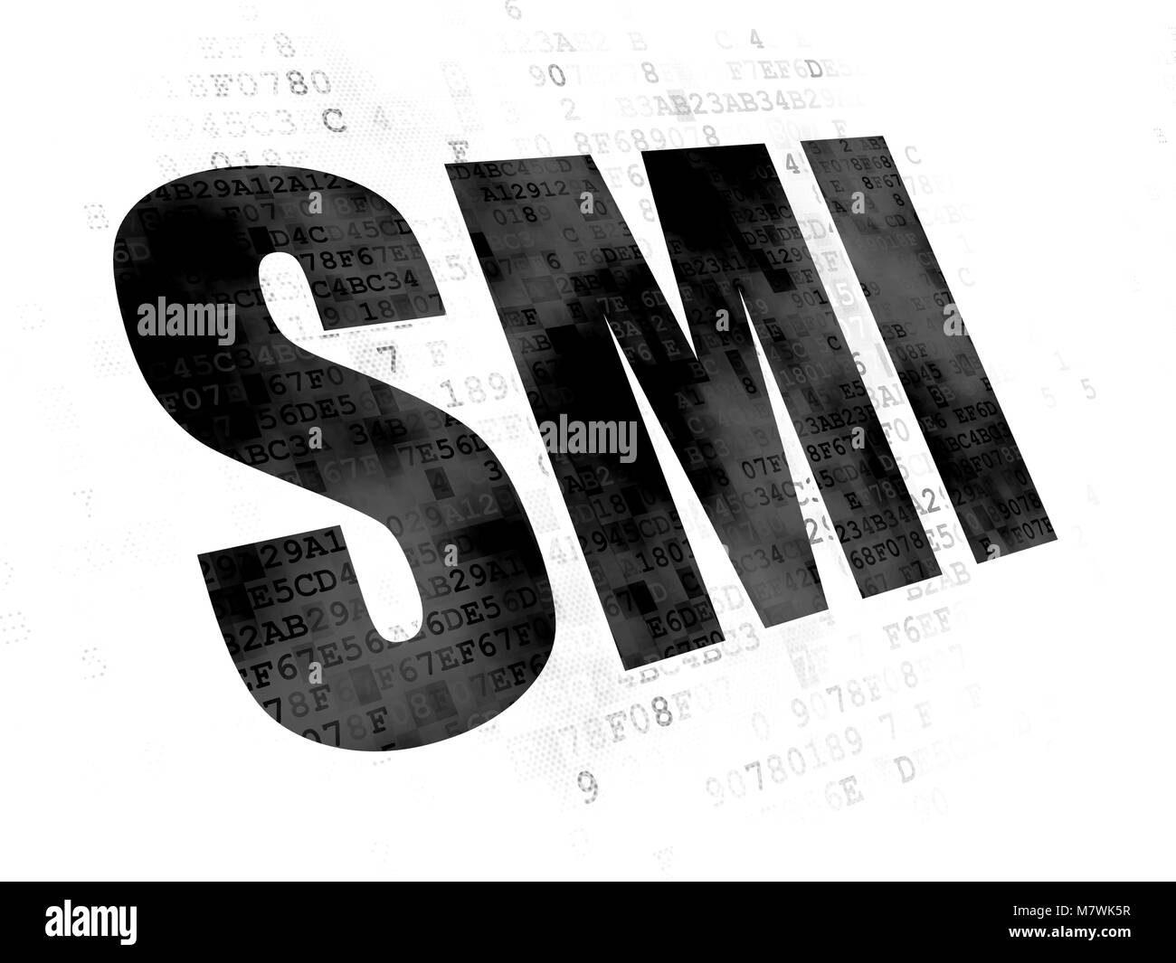 Stock market indexes concept: SMI on Digital background Stock Photo - Alamy