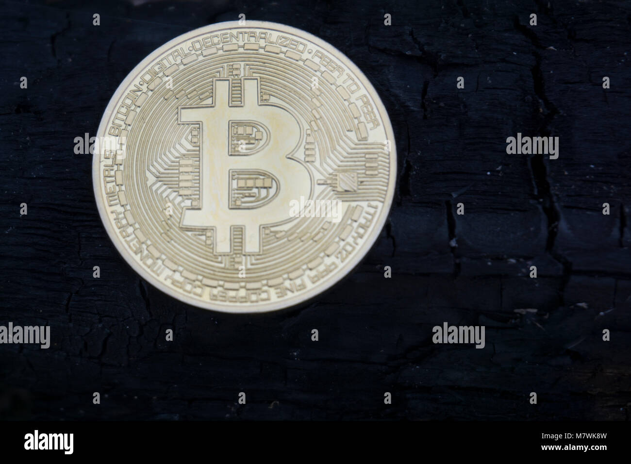 Bitcoin mining. A mine with real hardware Stock Photo - Alamy