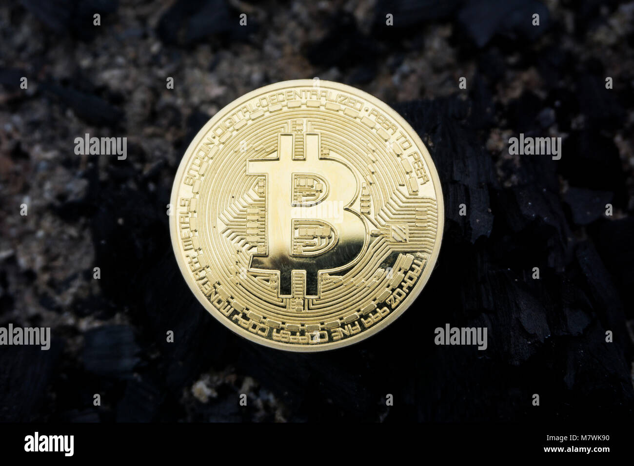 Bitcoin mining. A mine with real hardware Stock Photo - Alamy