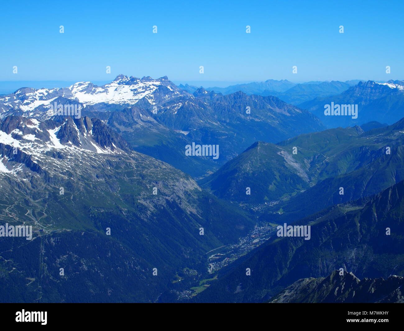 Alpine mountains range landscapes in beauty French, Italian and Swiss ...
