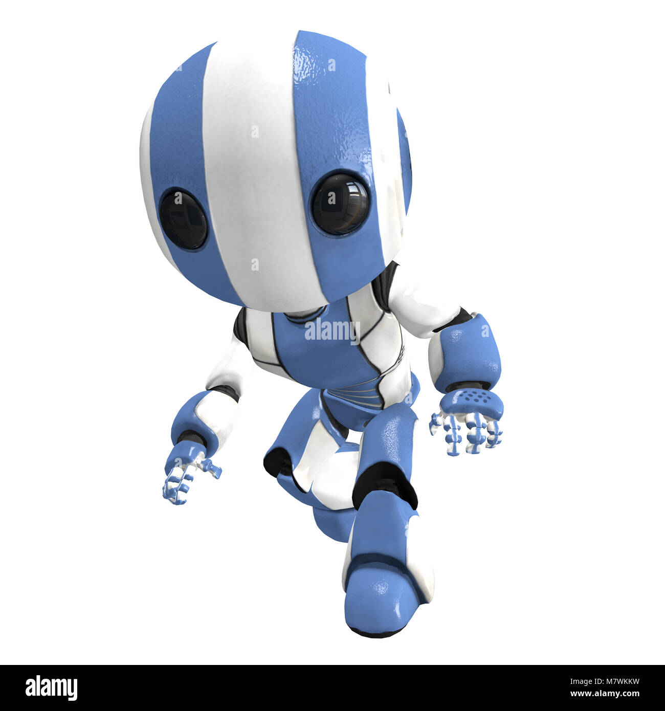 3d robot sneaking Stock Photo - Alamy