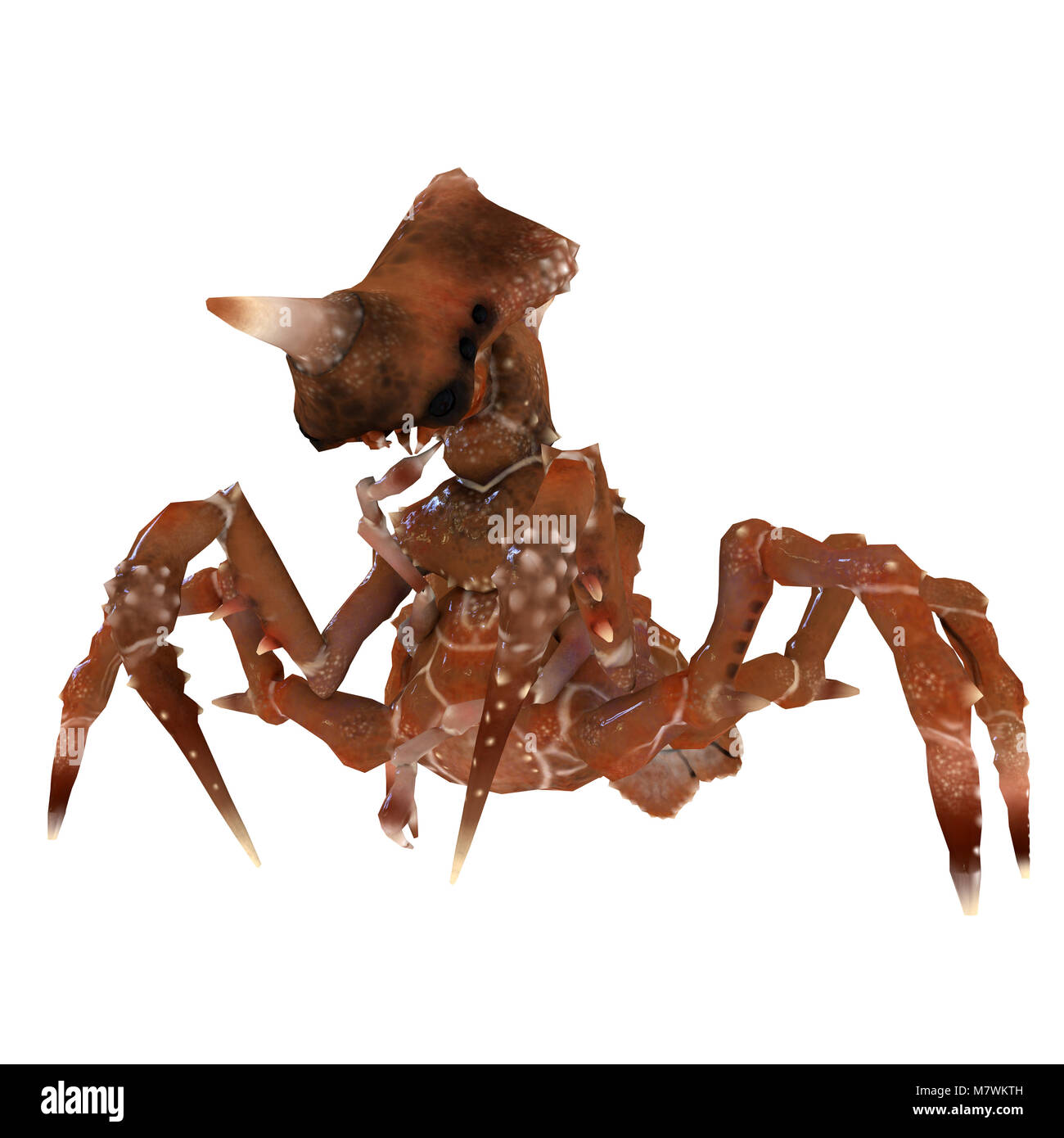 3d insect crab monster eating Stock Photo - Alamy