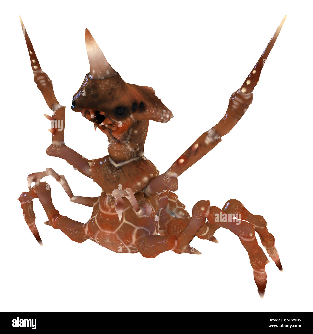 3d insect crab monster intimidation pose Stock Photo - Alamy