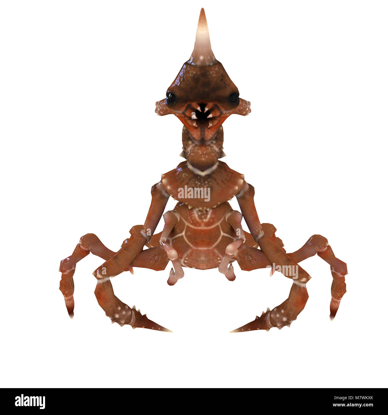 3d insect crab monster front view Stock Photo - Alamy