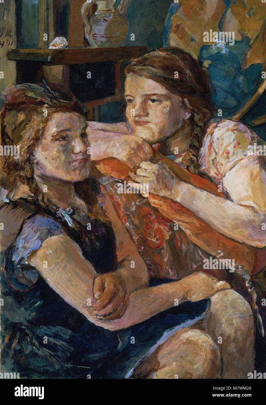 Oskar Kokoschka - Double Portrait of Trudl 1931 Stock Photo - Alamy