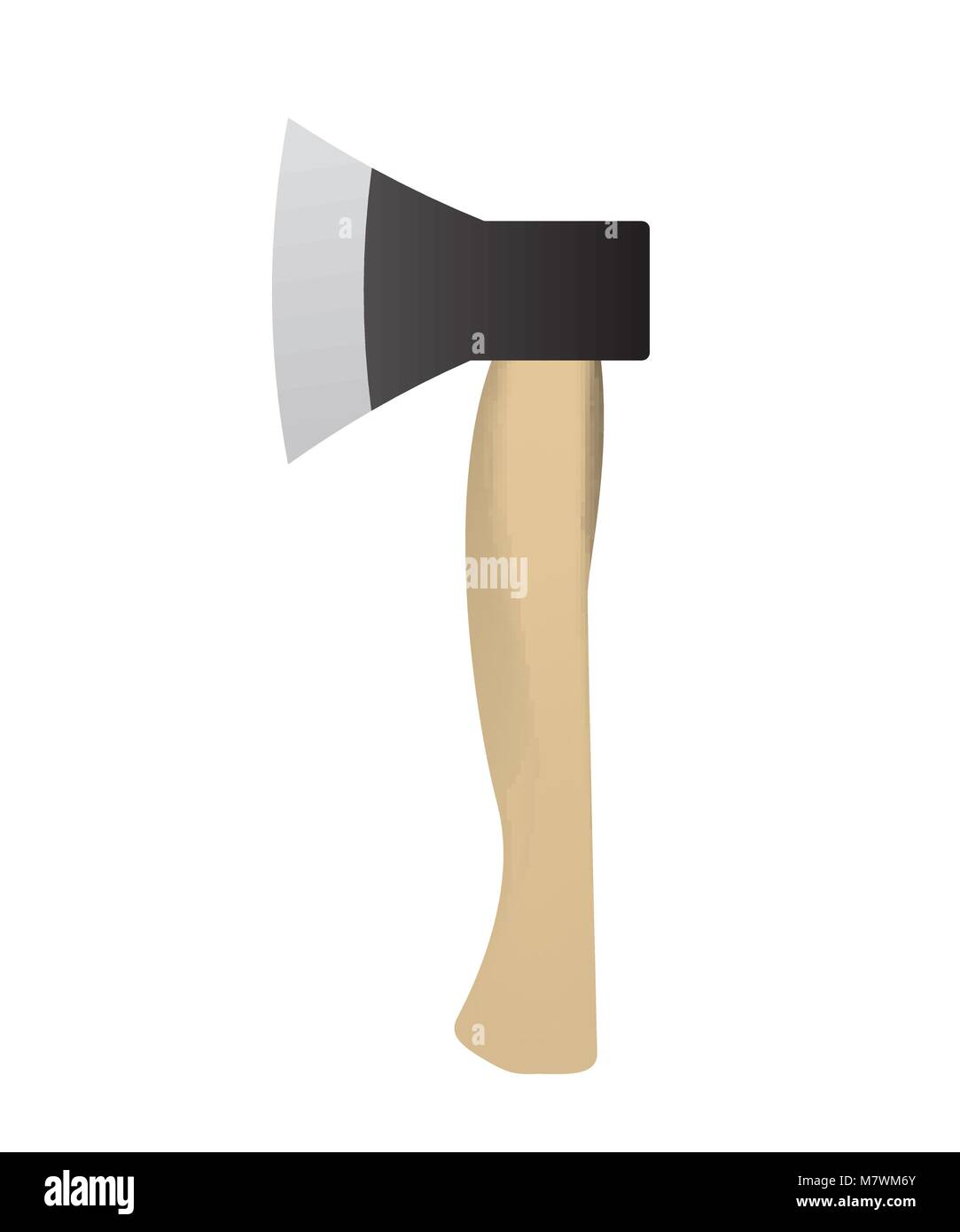 Photorealistic axe on a white background Stock Vector Image & Art - Alamy